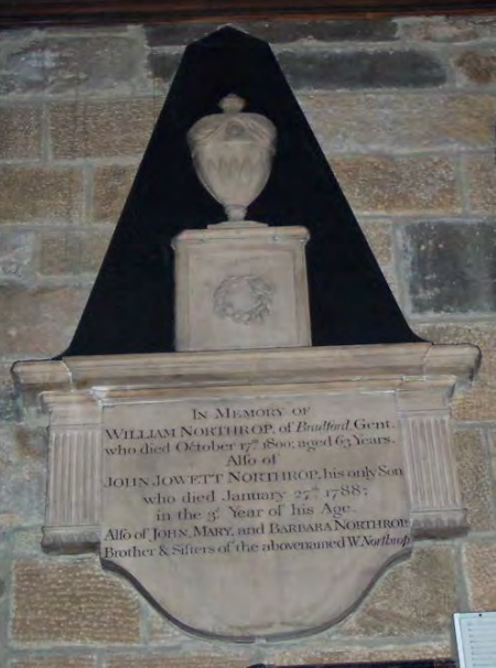 Memorial Q9: William Northrop - Bradford Cathedral
