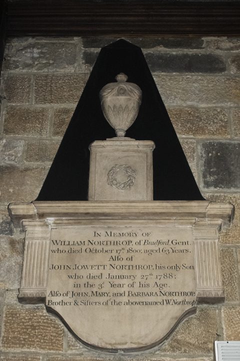 Memorial Q9: William Northrop - Bradford Cathedral